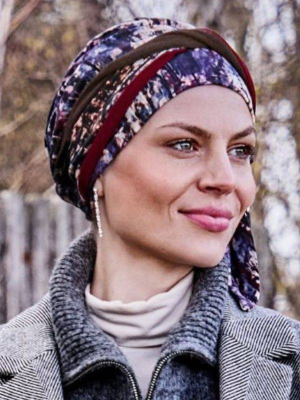 Klassische Turbane Christine Headwear Turban Kopftuch Beatrice Bambus